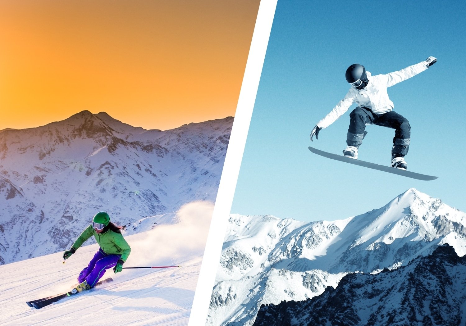 Skifahren oder Snowboarden - Was ist für wen geeigneter?